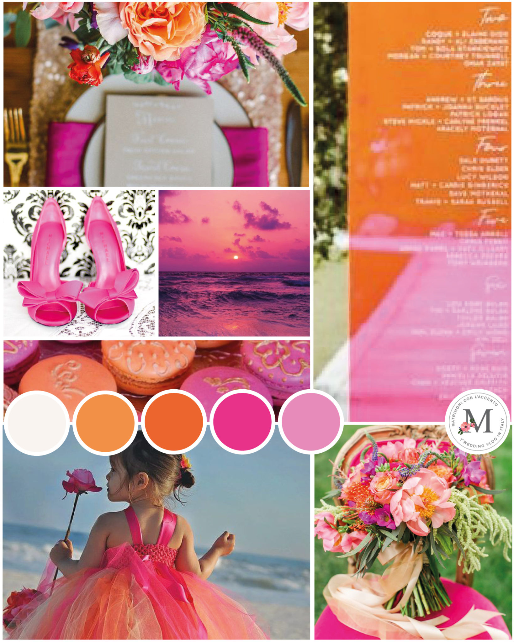 Voglia di matrimonio colorato? Ecco 4 palette per te!