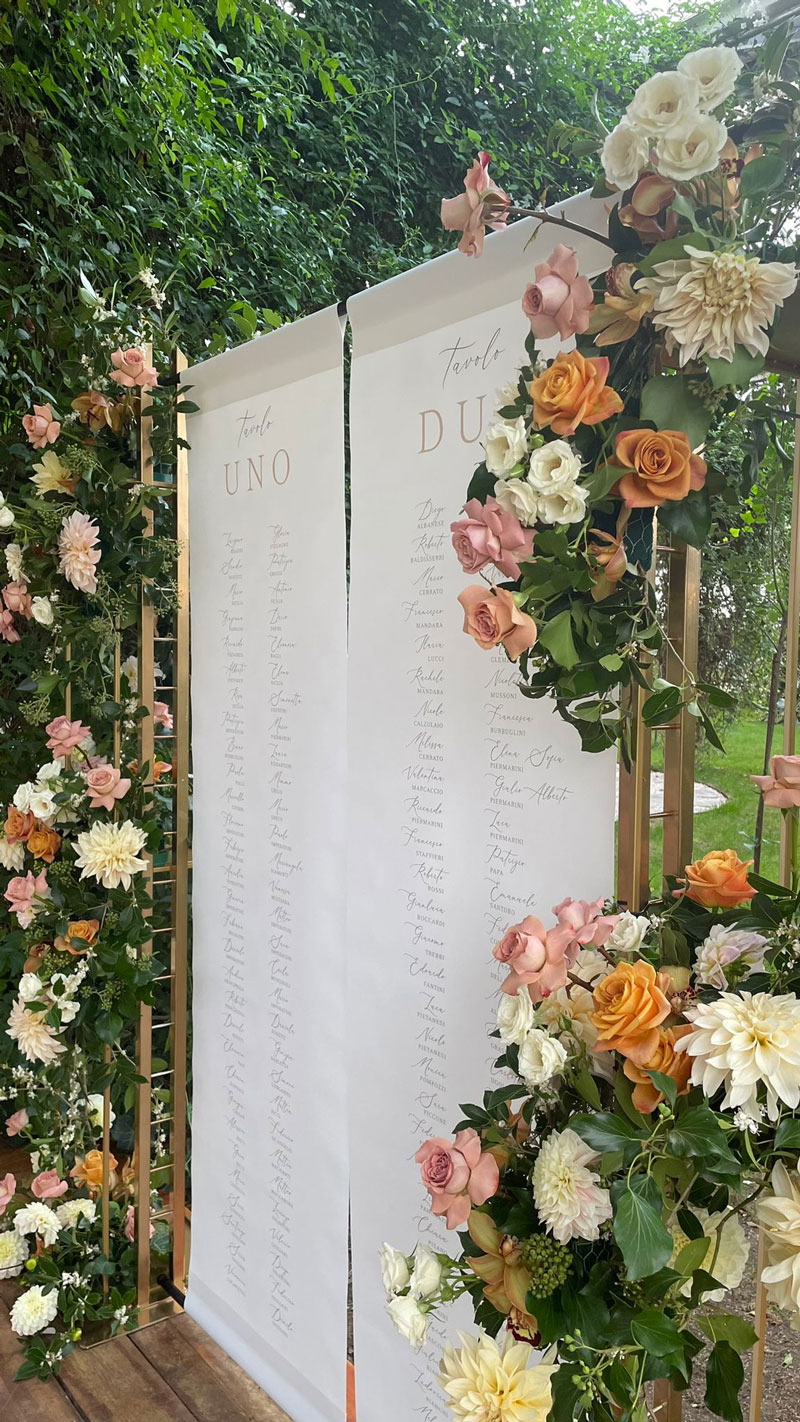 Tableau de Mariage: 3 modi diversi per progettarlo e stupire i tuoi ospiti